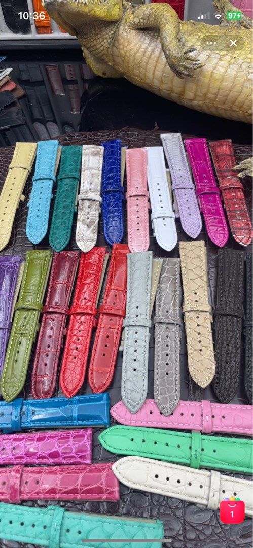 Exotic Watch Straps - Crocodile, Alligator, Lizard, Ostrich, Snake, Ray ...