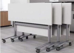Folding table with caster Wheel // Office partition // Workstation ...