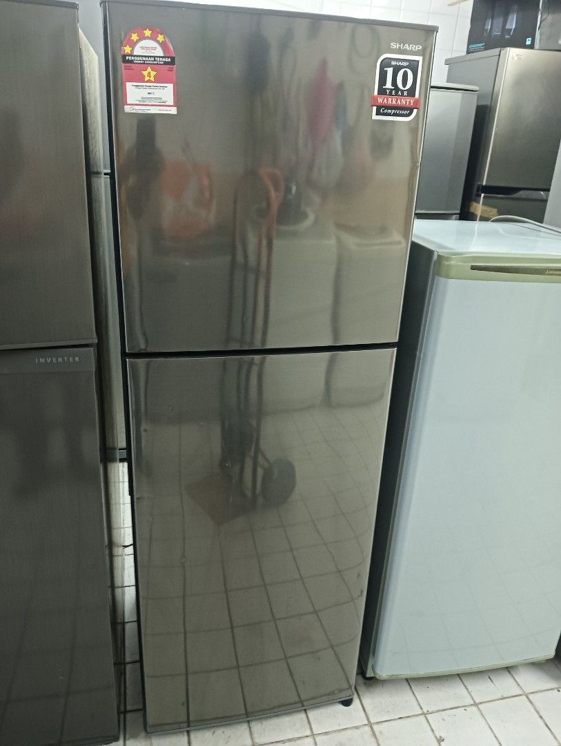 Fridge Double Door Sharp, TV & Home Appliances, Kitchen Appliances ...