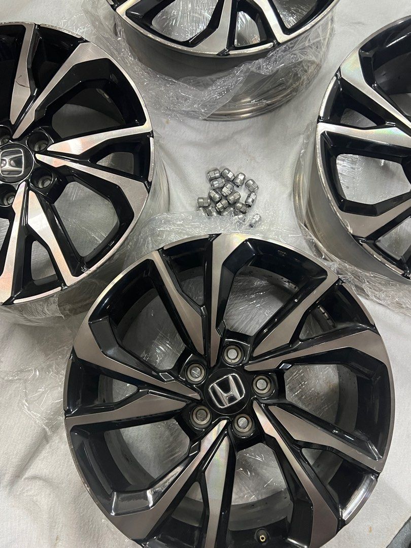Honda Civic FC TCP Ori 18Inch Rims, Auto Accessories on Carousell