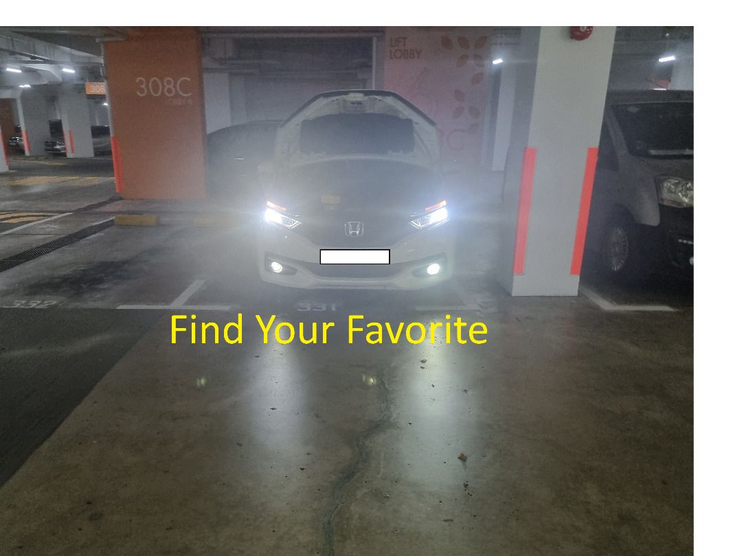 Honda Shuttle(non led model) on H11 led headlight Bulb CSP 7535 LED ...