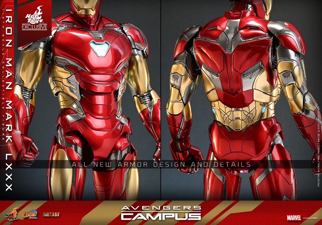 Hottoys 1/6 Figure Diecast CMS-018 D60 合金 Marvel Avengers Camp us - Ironman Mark LXXX Mark 80 或加 ...
