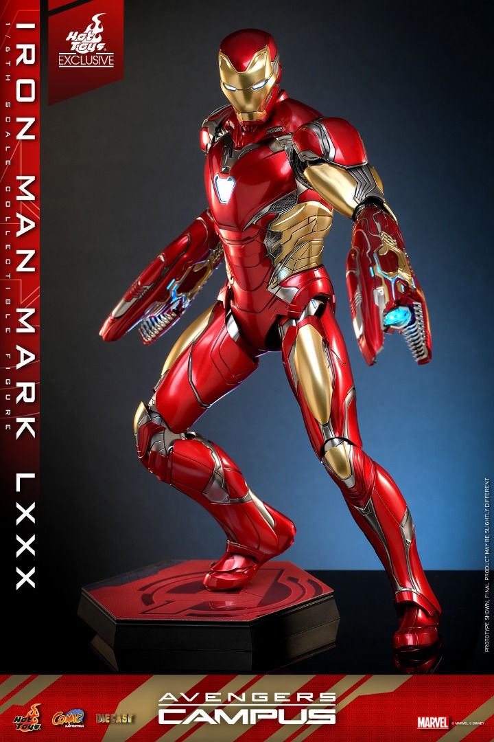 Hottoys 1/6 Figure Diecast CMS-018 D60 合金 Marvel Avengers Camp us - Ironman Mark LXXX Mark 80 或加 ...