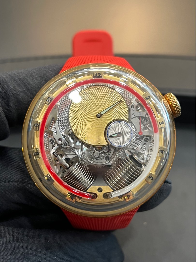 HYT H20 "TIME IS FLUID" 2N Yellow-Gold, Luxury, Watches on Carousell