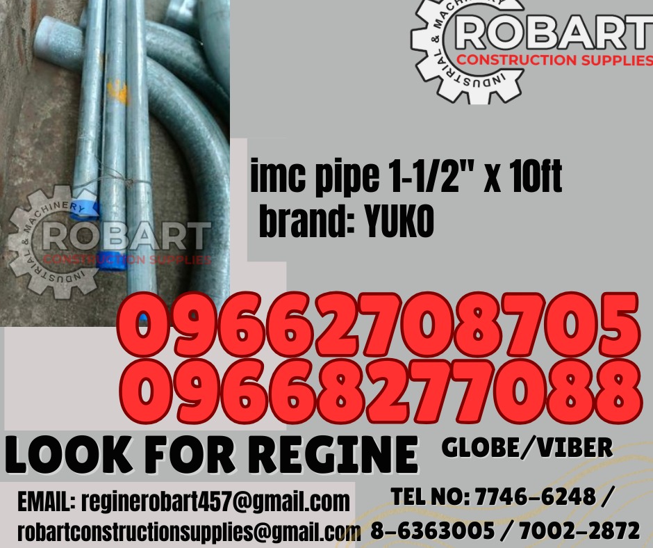 imc pipe 1-1/2'' x 10ft brand: YUKO, Commercial & Industrial ...