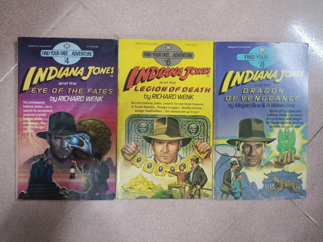 Indiana Jones series, Hobbies & Toys, Books & Magazines, Storybooks on ...