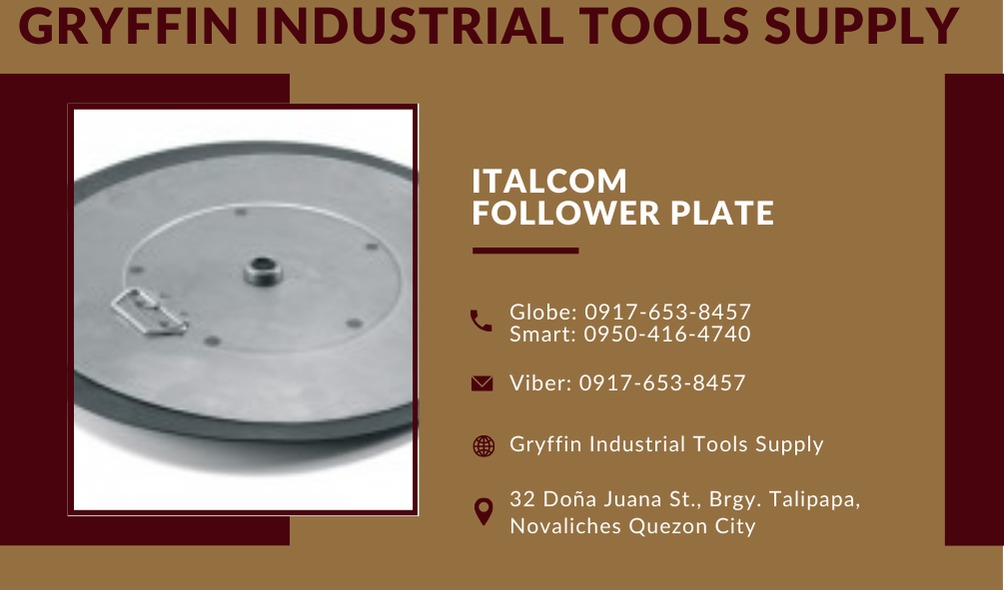 ITALCOM FOLLOWER PLATE, Commercial & Industrial, Industrial Equipment ...