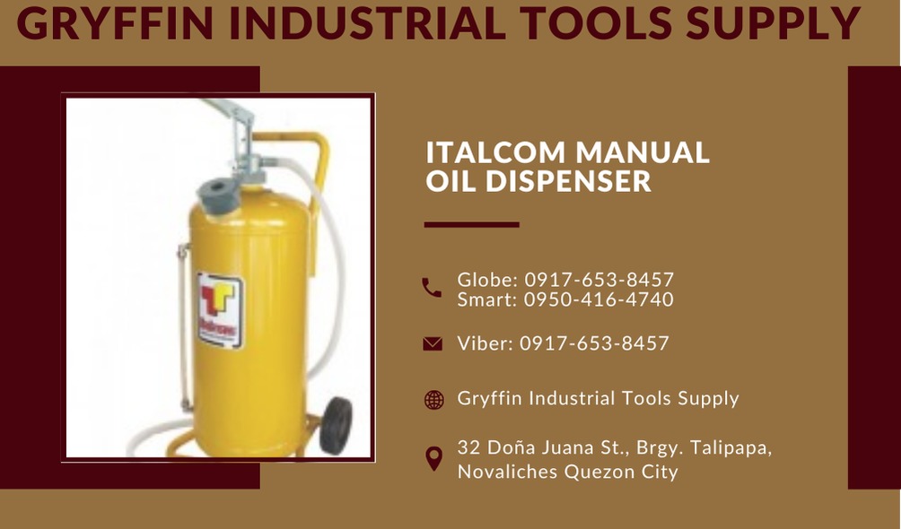 ITALCOM MANUAL OIL DISPENSER, Commercial & Industrial, Industrial ...