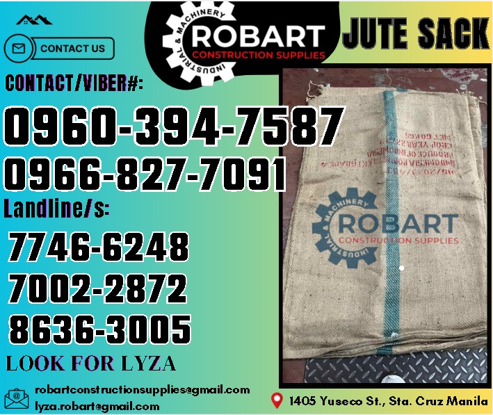 Jute Sack (Abaka Fiber), Commercial & Industrial, Construction Tools ...