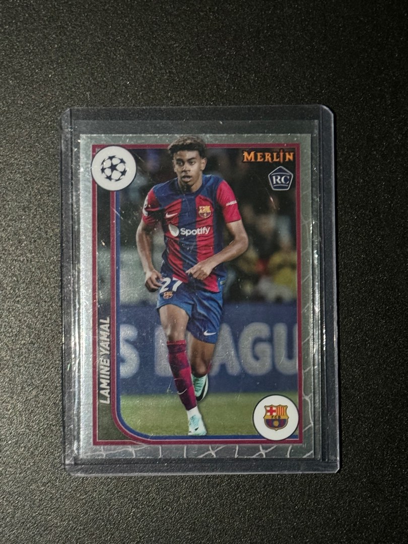 Lamine Yamal RC 2023/2024 Topps Merlin Rookie Base Card #27, Hobbies ...