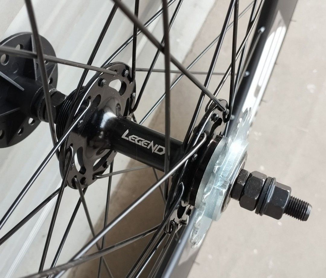 🔥⚫LEGEND 90MM Rear Fixie Wheels | Fixed Gear Track Bicycle Aero Deep ...