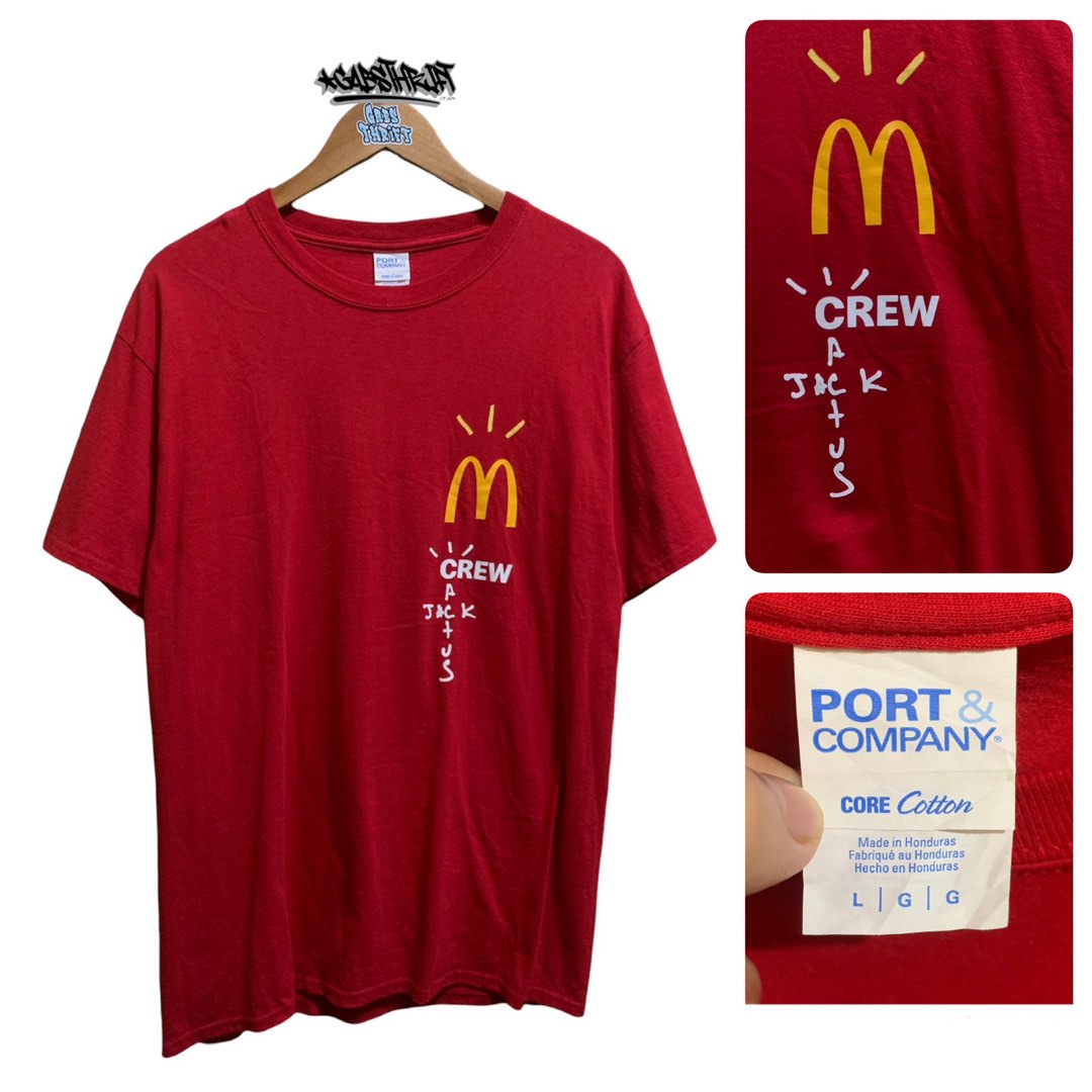 Mcdo x Cactus Jack Tee, Men's Fashion, Tops & Sets, Tshirts & Polo ...