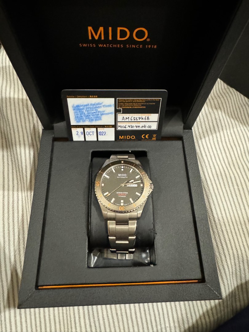 Mido Ocean Star Titanium, Men's Fashion, Watches & Accessories, Watches on Carousell