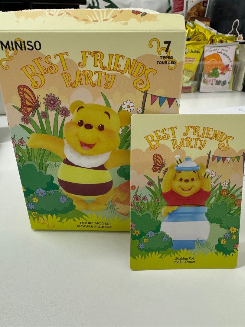 Miniso Winnie the Pooh blind box, Hobbies & Toys, Toys & Games on Carousell