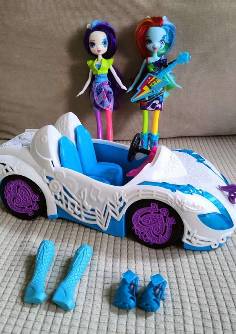 Hasbro MLP My Little Pony Equestria Dolls Car set, Hobbies & Toys, Toys ...