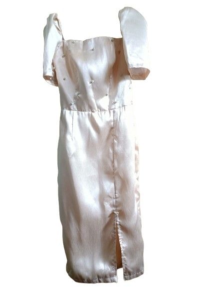 Modern Filipiniana with Slit Pearl Graduation Oath taking Dress, Women ...