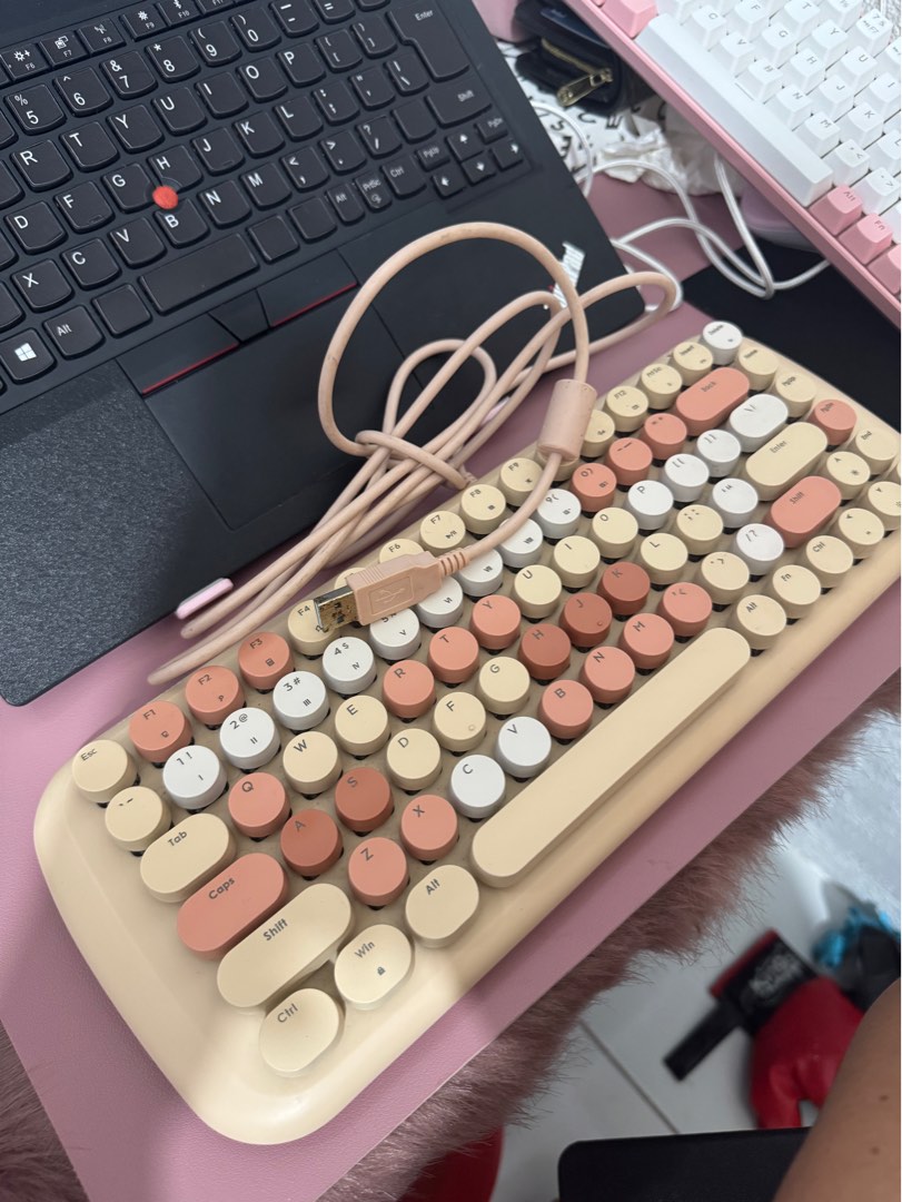 Mofii Candy Wired Backlit Candy Keyboard - Milk Tea, Computers & Tech ...