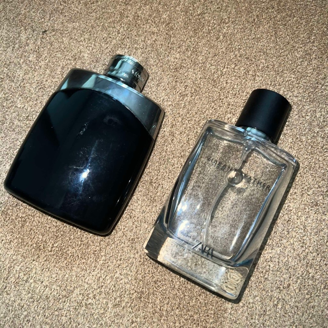 MONTBLANC LEGEND/ZARA VIBRANT LEATHER (AS PACK), Beauty & Personal Care ...
