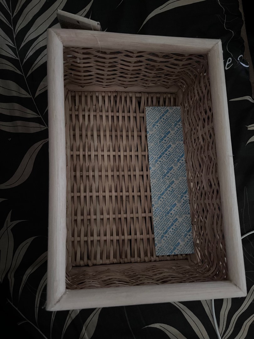 MUJI STACKABLE BURI MATERIAL RECTANGULAR BOX, Furniture & Home Living ...