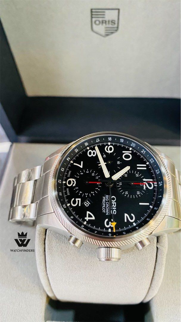 Oris Aviation Masterpiece: ProPilot Chrono GMT, Men's Fashion, Watches ...