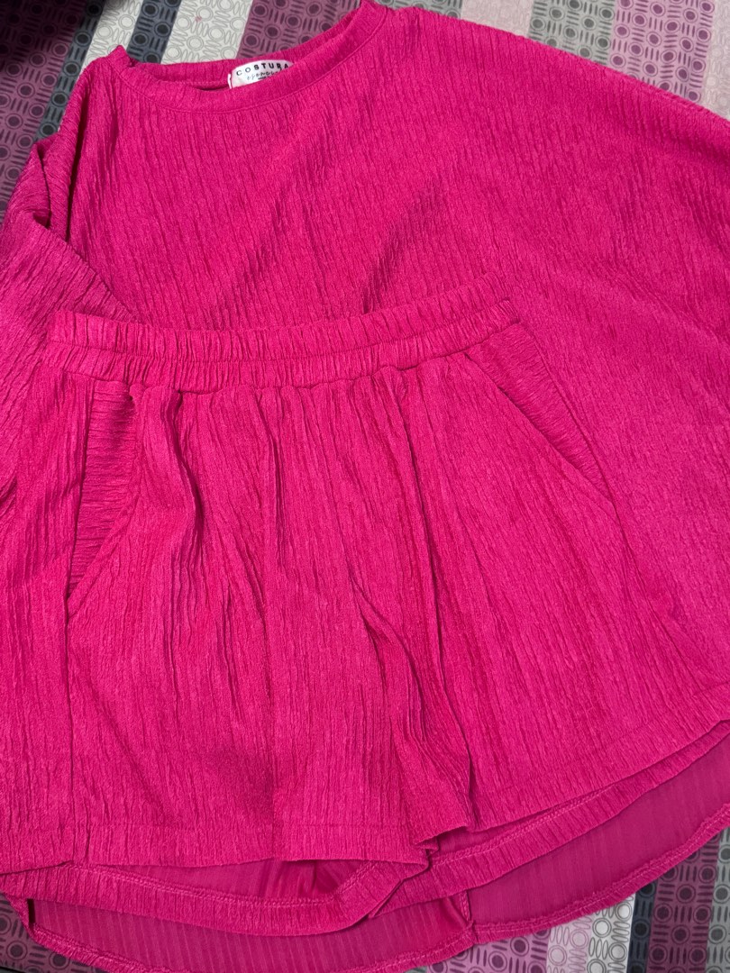 Pink Oversized Coords, Women's Fashion, Dresses & Sets, Sets or ...