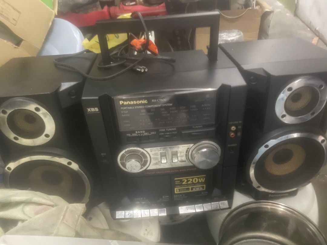 Panasonic mini compo RXCT600, Audio, Soundbars, Speakers & Amplifiers ...