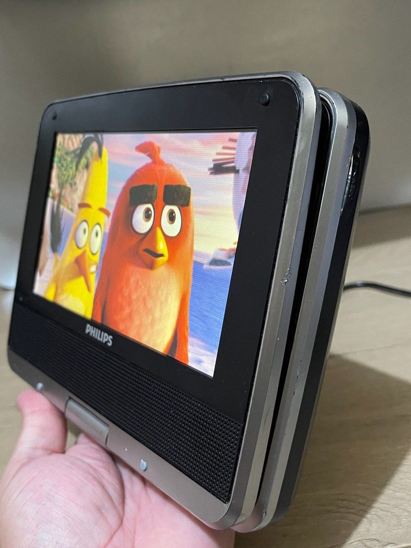 Philips Portable DVD CD Mp3 USB Player 220v Rechargeable 7 inches, TV ...