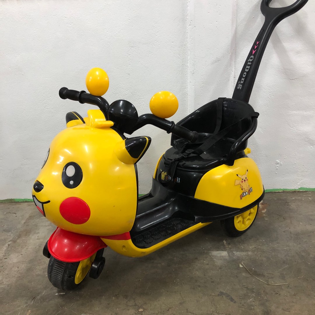 PIKACHU SCOOTER ELEKTRIK KANSK KANAK, Babies & Kids, Infant Playtime on ...
