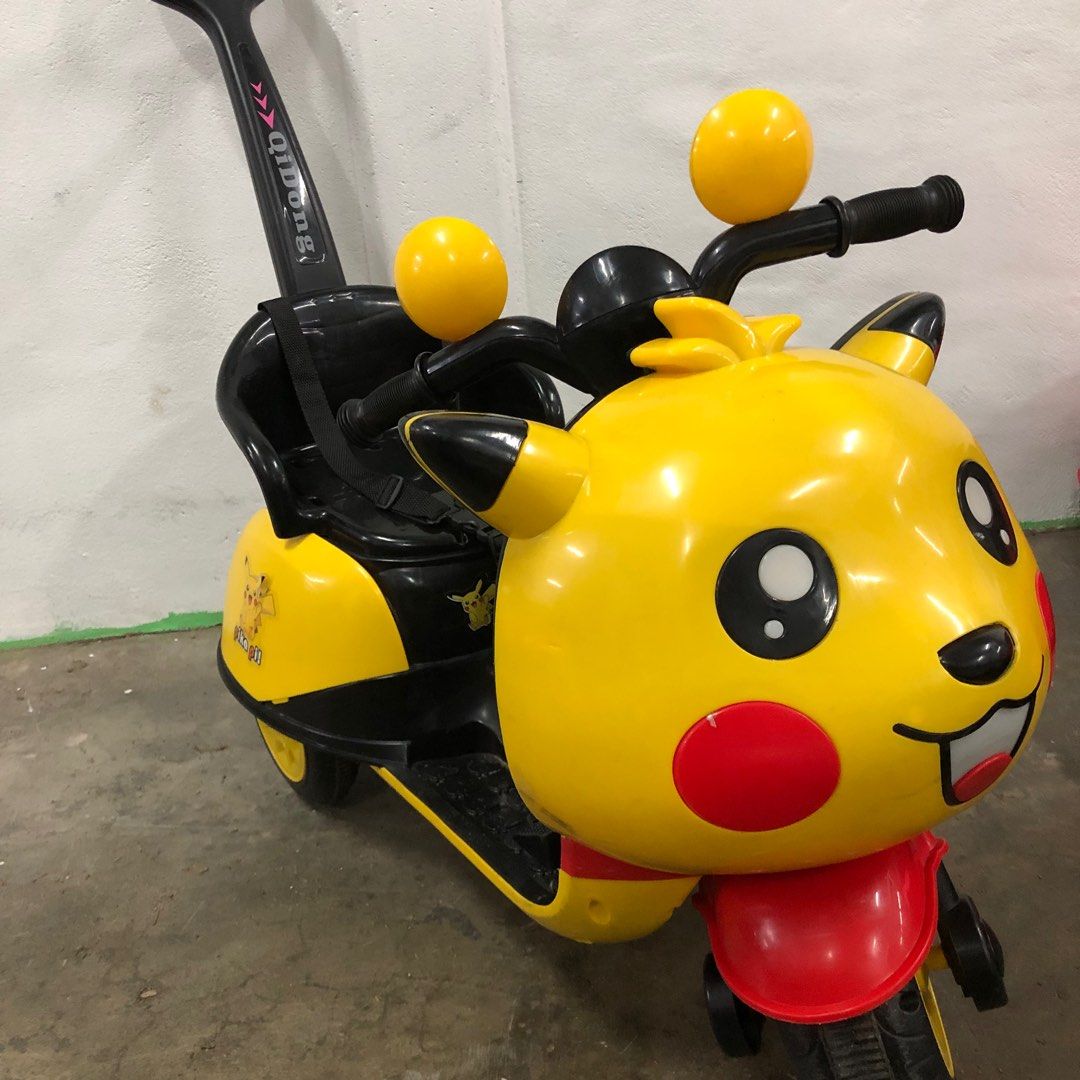 PIKACHU SCOOTER ELEKTRIK KANSK KANAK, Babies & Kids, Infant Playtime on ...