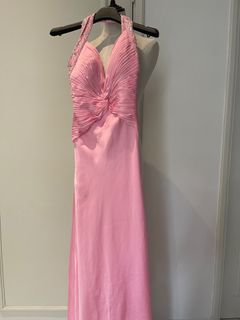 Primark Satin Silk Pink Wrap Top, Women's Fashion, Tops, Blouses on ...