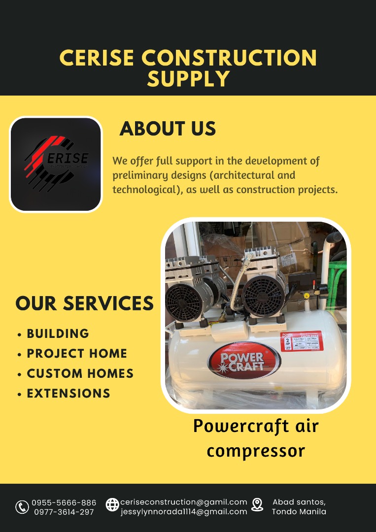 POWER CRAFT AIR COMPRESSOR, Commercial & Industrial, Construction Tools ...