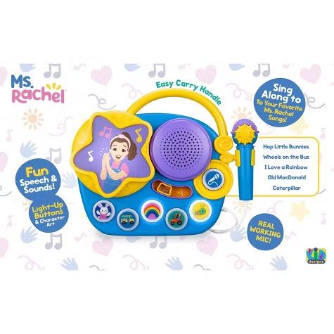 (Pre-order) Ms. Rachel Sing Along Boombox, Babies & Kids, Infant ...