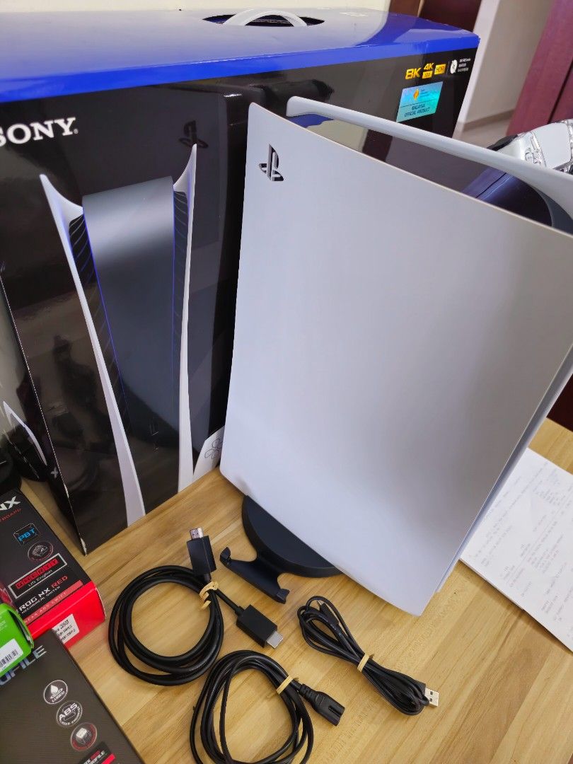 PS 5 Digital Edition MY Set (Bundle 2 Controllers Dual Sense 5), Video ...