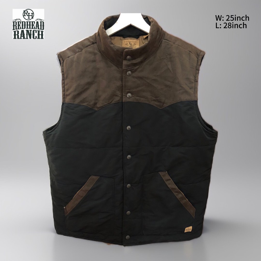 Red Head Ranch Vest, Men's Fashion, Coats, Jackets and Outerwear on ...