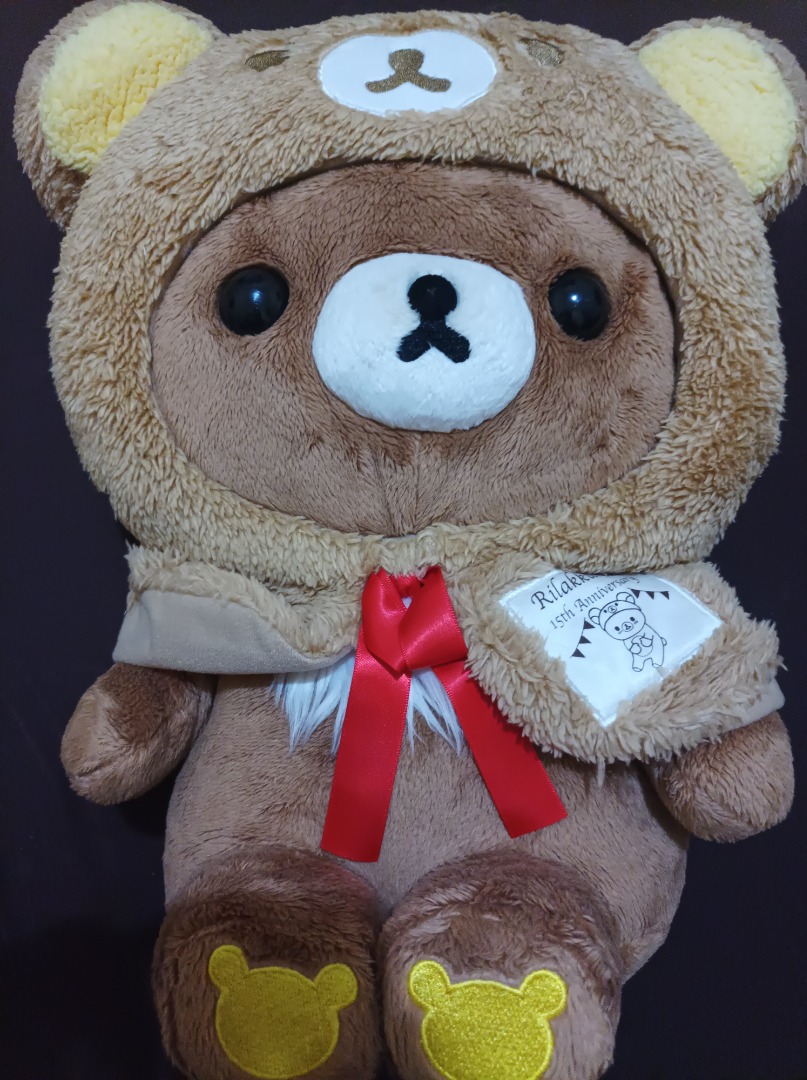 Rilakkuma 15th Anniversary: Chairoikoguma Plush, Hobbies & Toys ...