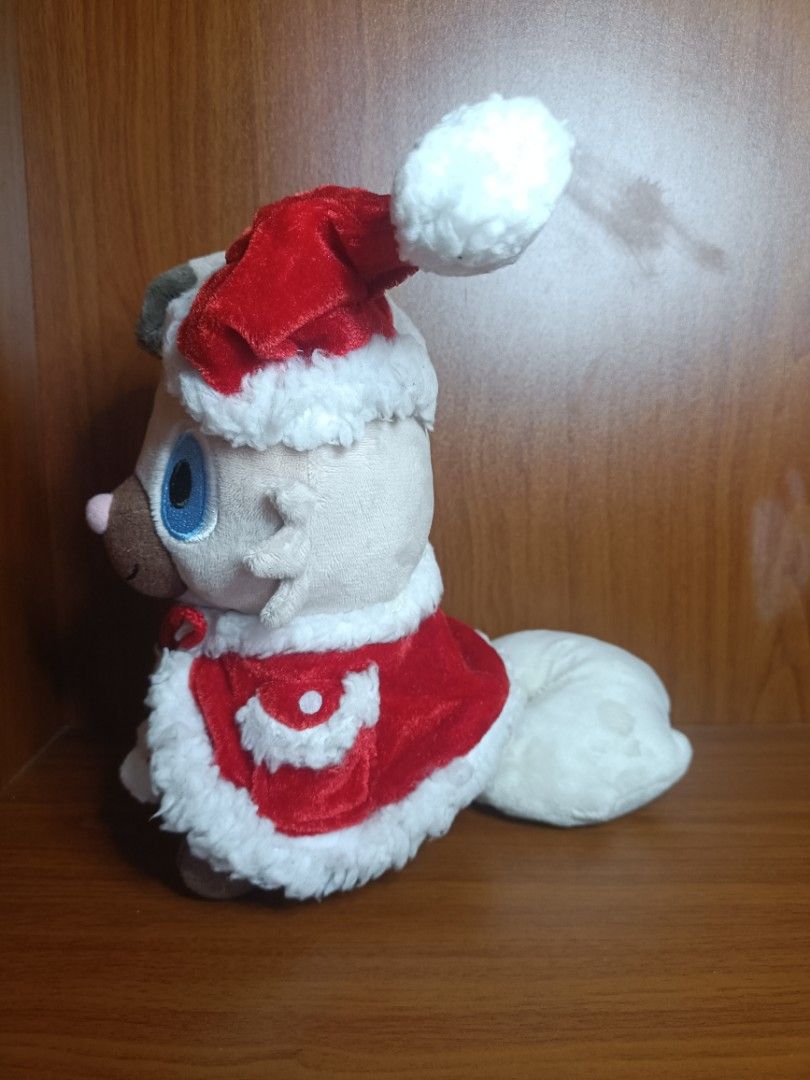 Rockruff Christmas Pokemon Plush, Hobbies & Toys, Toys & Games on Carousell