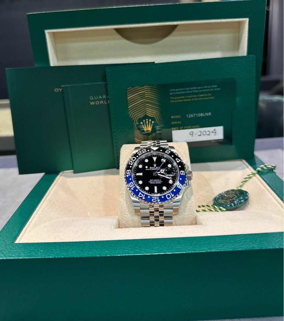 Rolex GMT-Master II Bat Girl （126710BLNR）, Luxury, Watches on Carousell