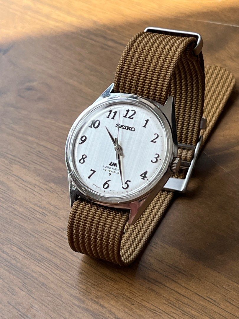 Seiko Lord Matic 5601-9000 (Linen dial, Arabic Numerical), Men's ...