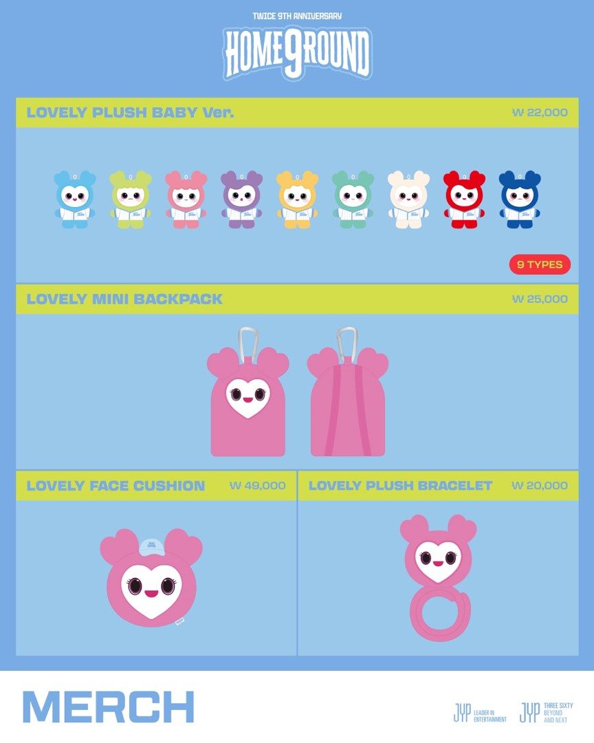 [SG GO] Twice 9th Anniversary Pop Up Store Merchandise, Hobbies & Toys ...