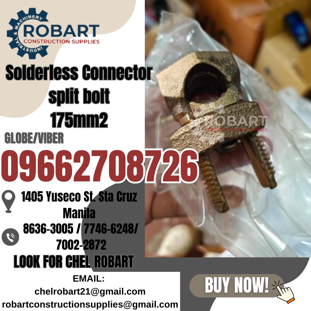 SOLDERLESS CONNECTOR SPLIT BOLT, Commercial & Industrial, Construction ...