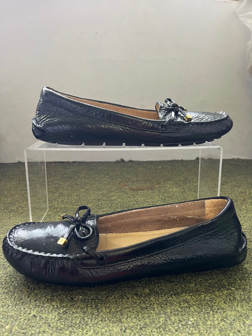 Sperry Navy Blue Patent Loafers sz 7, Women's Fashion, Footwear ...