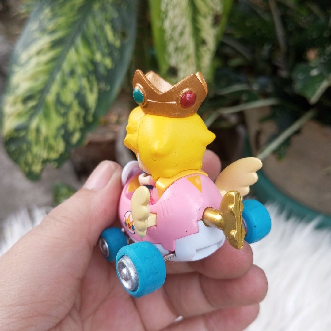 Super Mario Bros Baby Peach Mario Kart Hime Pull Back Car Collectible ...