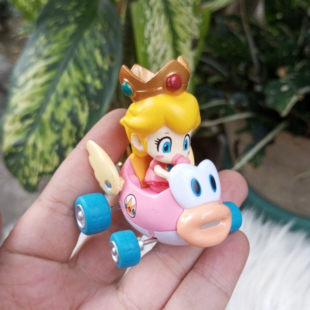 Super Mario Bros Baby Peach Mario Kart Hime Pull Back Car Collectible ...