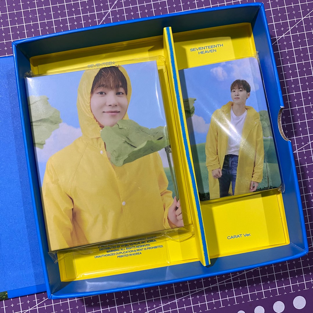 svt seventeen heaven seungkwan carat ver carver (sealed binder & nrpcs ...