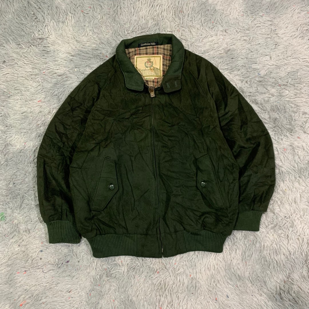 Vintage graham hills wool Harrington jacket, Men's Fashion, Coats ...