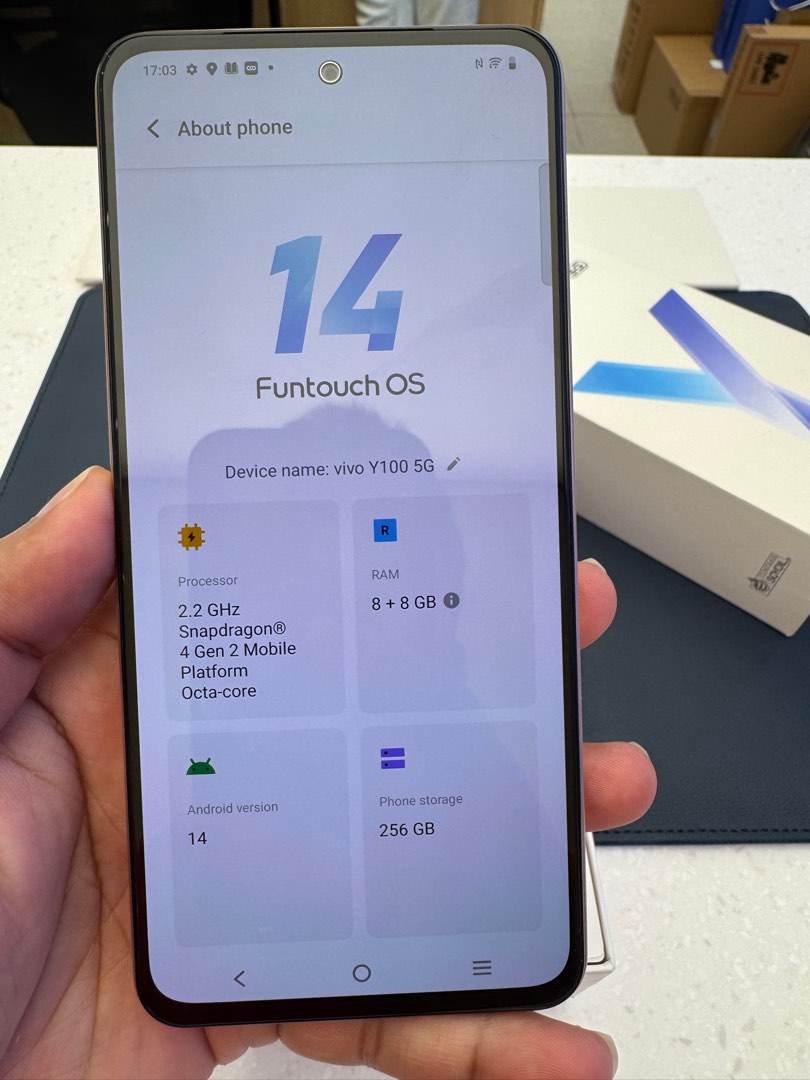 Vivo Y100 5G Saffron Delight 256GB, Mobile Phones & Gadgets, Mobile ...