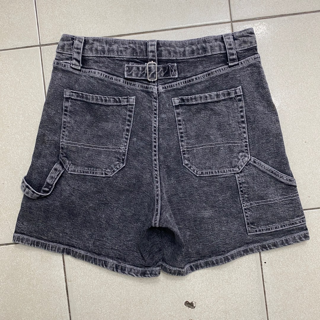 Wild Fable Acid Washed Carpenter Jorts, Women's Fashion, Bottoms, Jeans ...