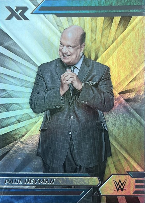 WWE CARDS | Paul Heyman | XR '22, Hobbies & Toys, Toys & Games on Carousell