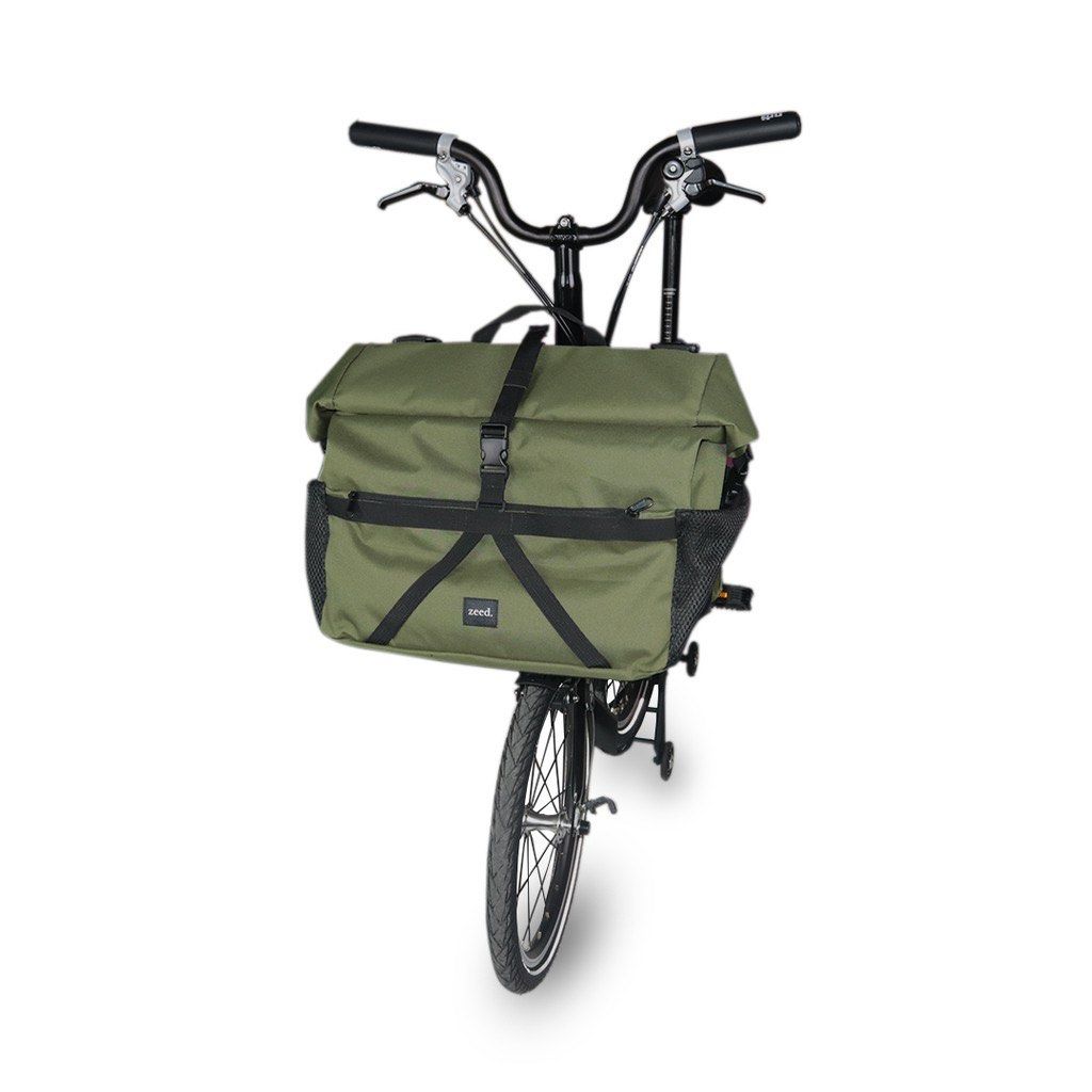 Zeed Migua Folding Bike Front Block Bag - Black, Sports Equipment ...