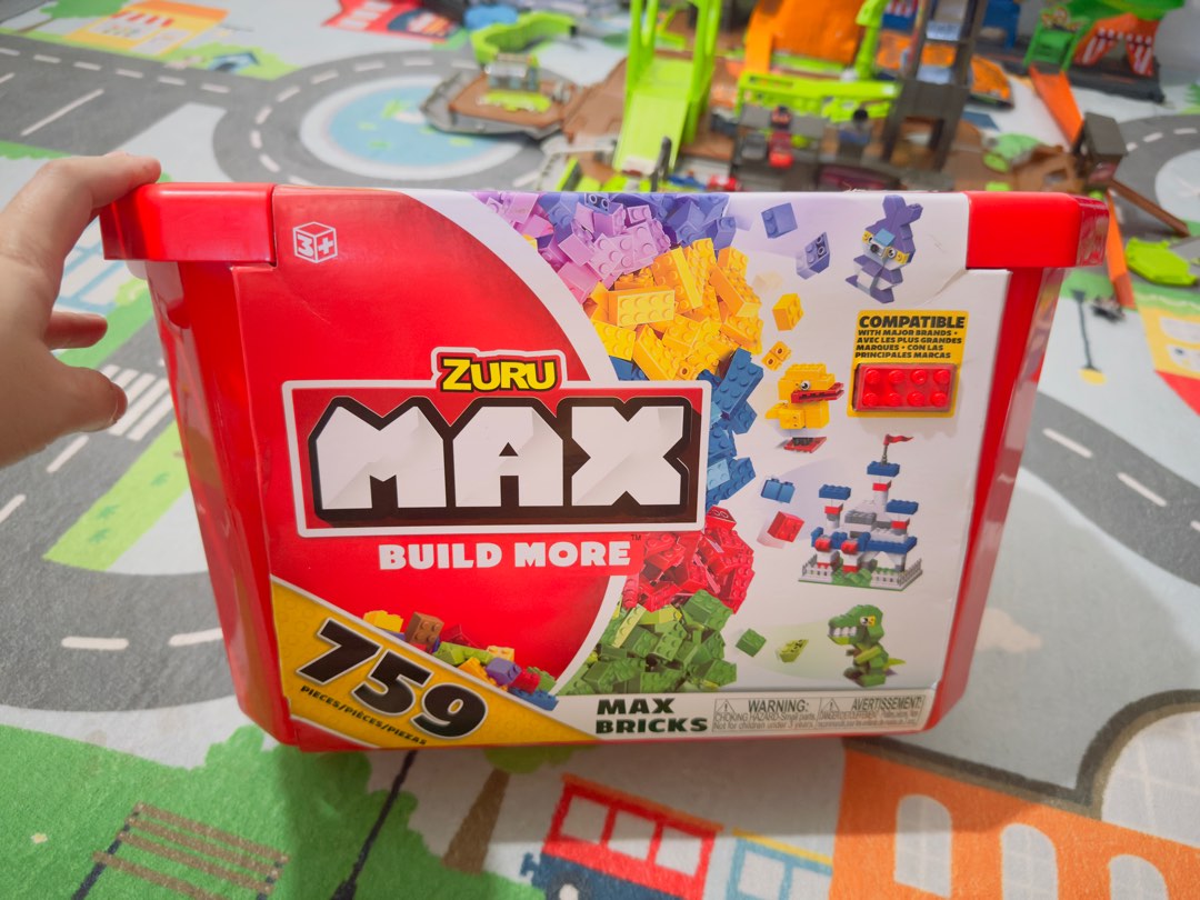 ZURU Max Build More Bricks (759 Pcs.), Hobbies & Toys, Toys & Games on ...